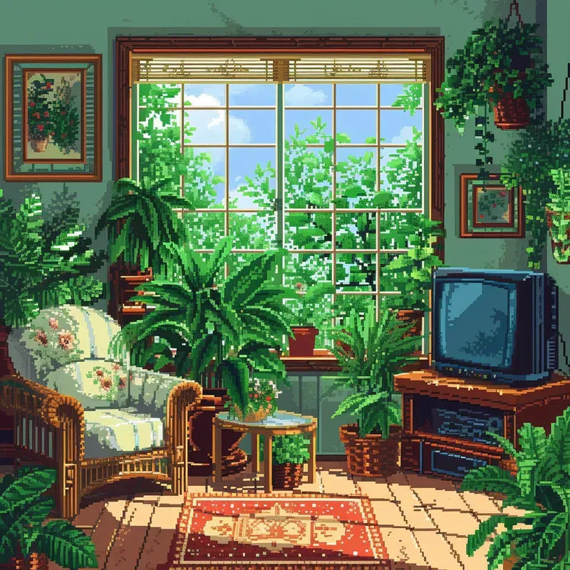 Modern Pixel Art Environments Midjourney Prompt | PromptBase