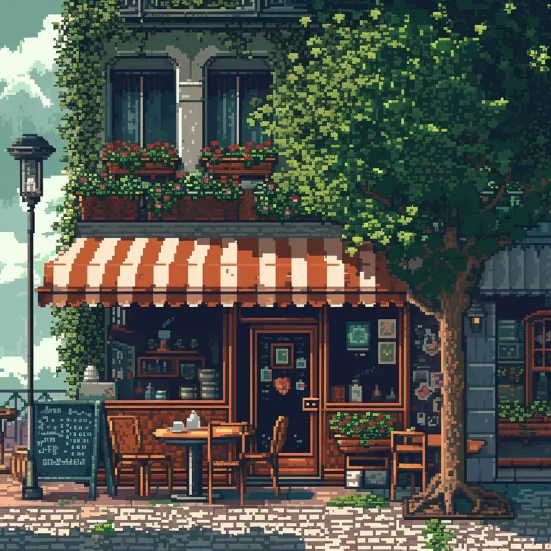 Modern Pixel Art Environments Midjourney Prompt | PromptBase