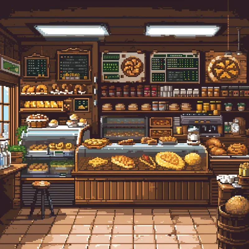 Modern Pixel Art Environments Midjourney Prompt | PromptBase