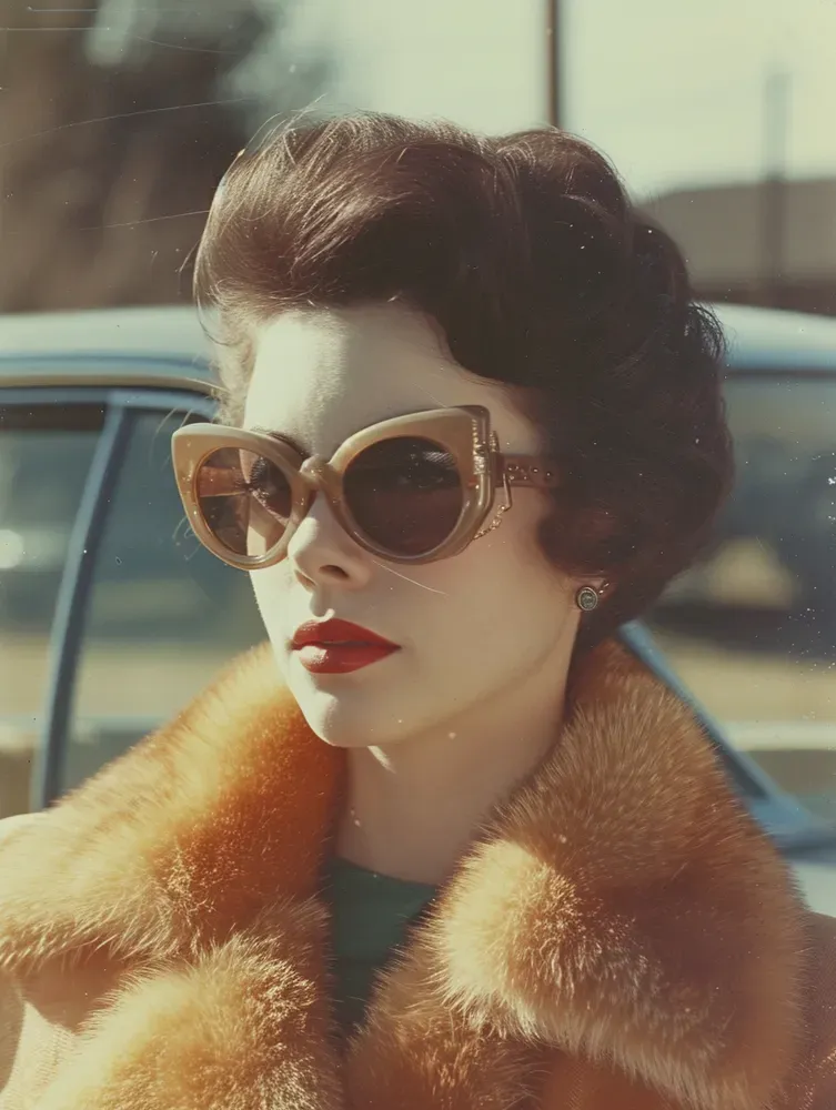 Retro 50s Portrait Photographs Midjourney Prompt | PromptBase