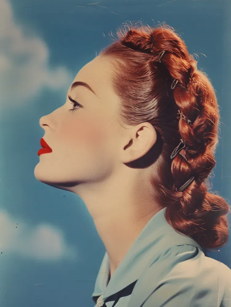 Retro 50s Portrait Photographs Midjourney Prompt | PromptBase