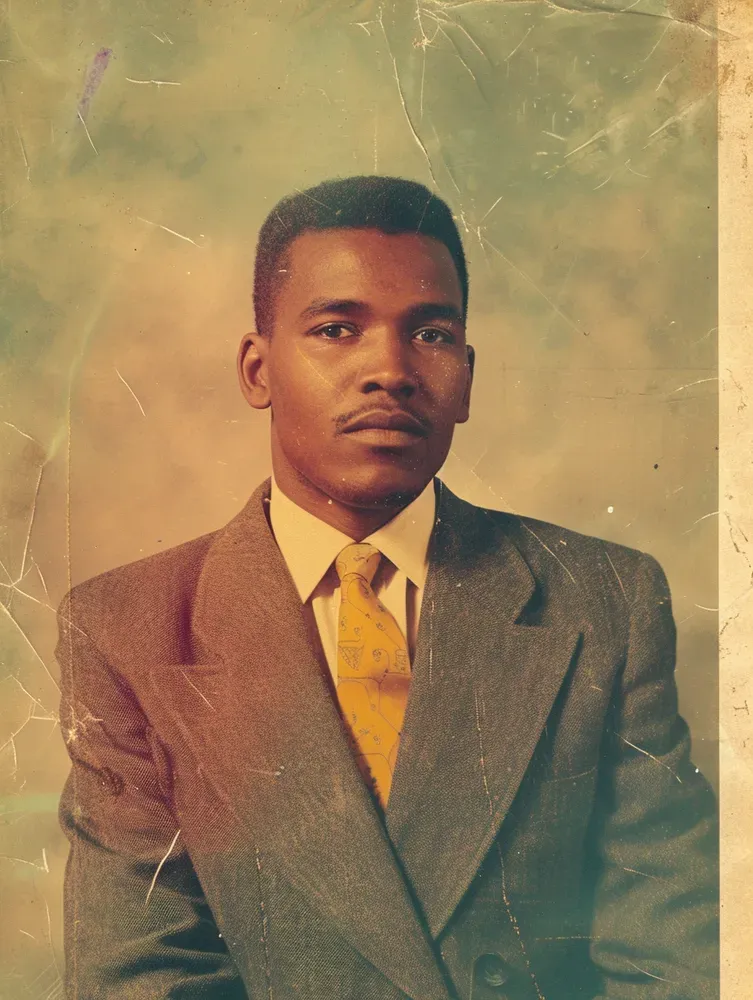 Retro 50s Portrait Photographs Midjourney Prompt | PromptBase