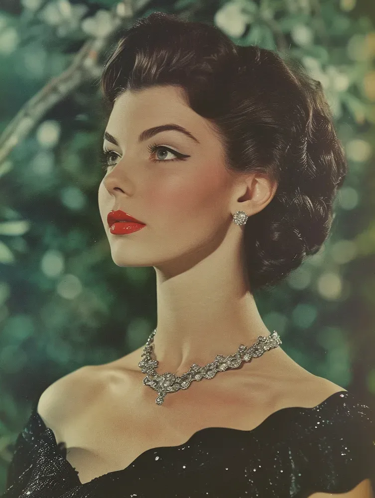 Retro 50s Portrait Photographs Midjourney Prompt | PromptBase