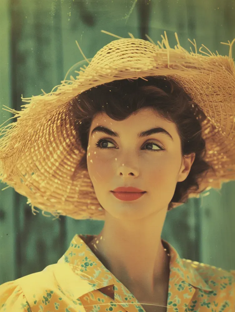 Retro 50s Portrait Photographs Midjourney Prompt | PromptBase