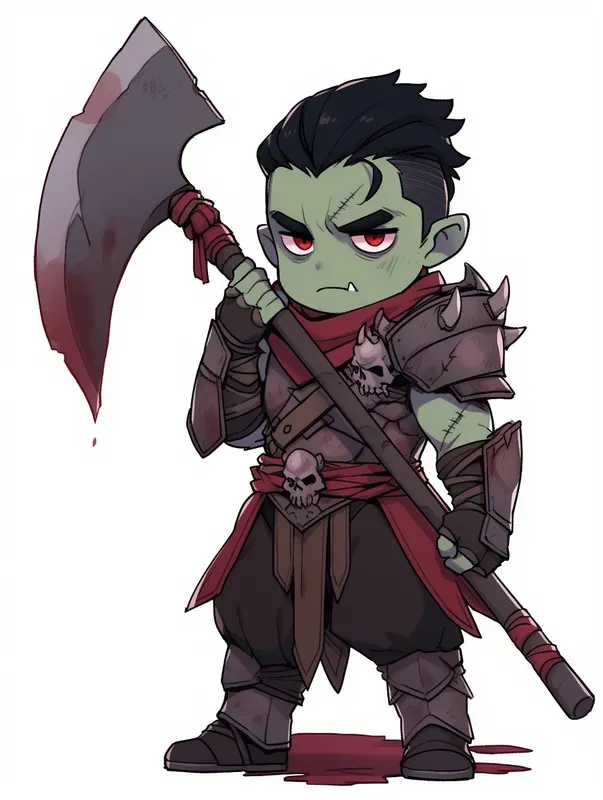 DnD Chibi Fantasy Character Art Midjourney Prompt | PromptBase