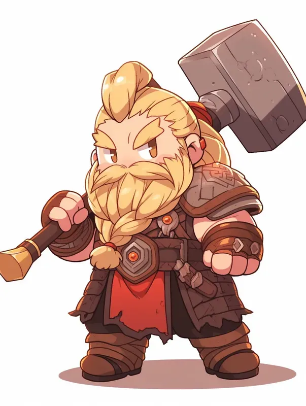 DnD Chibi Fantasy Character Art Midjourney Prompt | PromptBase