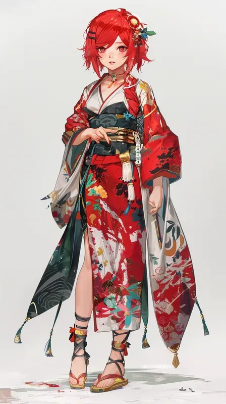 Vtuber Character Model Concept Sheets Midjourney Prompt | PromptBase