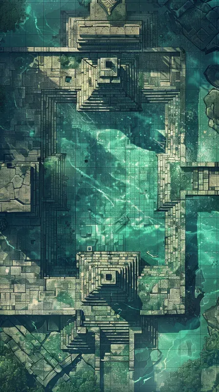 Tabletop DnD Terrain Jpg Maps Midjourney Prompt | PromptBase