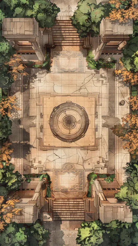 Tabletop DnD Terrain Jpg Maps Midjourney Prompt | PromptBase