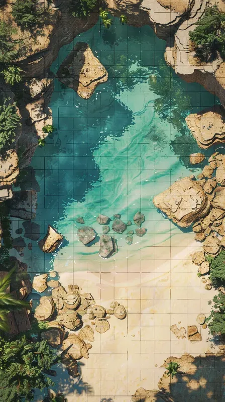 Tabletop DnD Terrain Jpg Maps Midjourney Prompt | PromptBase