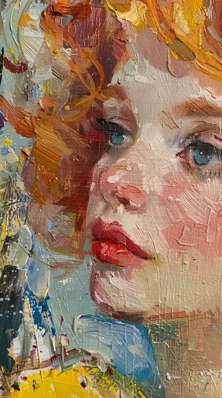 Rough Oil Art Portraits Midjourney Prompt | PromptBase