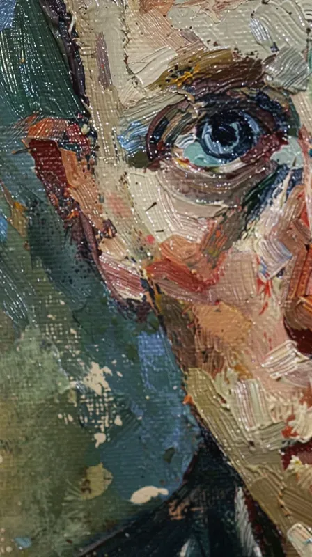 Rough Oil Art Portraits Midjourney Prompt | PromptBase