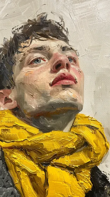 Rough Oil Art Portraits Midjourney Prompt | PromptBase