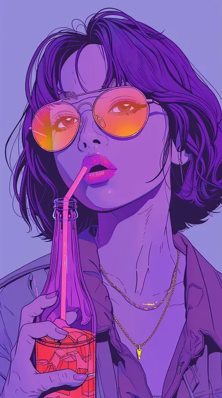 Lofi Vaporwave Poster Art Midjourney Prompt | PromptBase