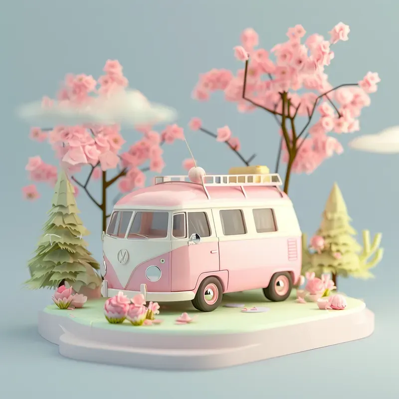 Cute 3D Isometric Rooms Environments Midjourney Prompt | PromptBase