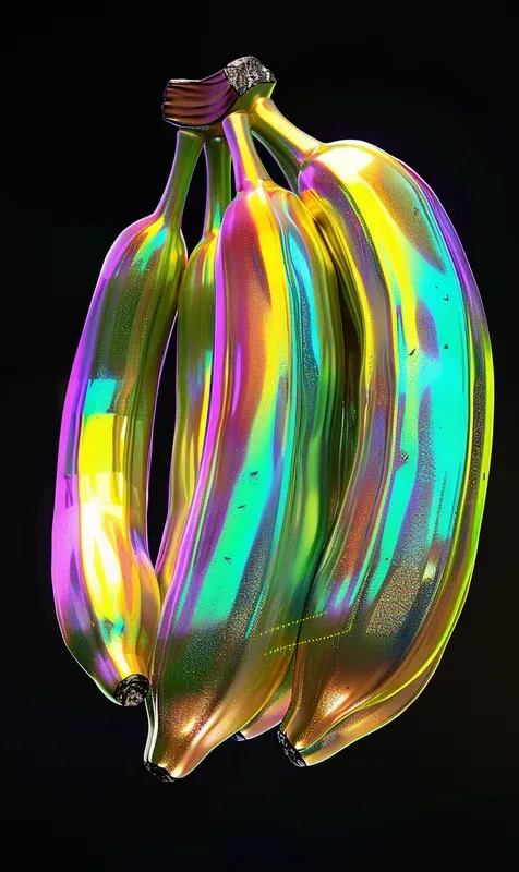 Iridescent Rainbow Holographic Objects Midjourney Prompt | PromptBase