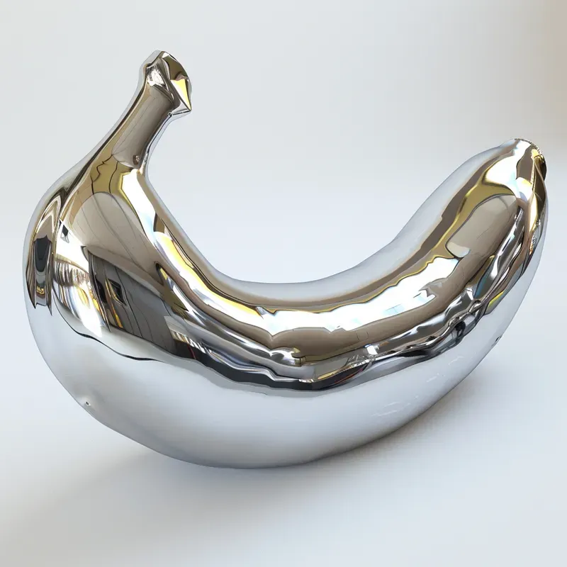 Chrome 3D Render Objects Midjourney Prompt | PromptBase