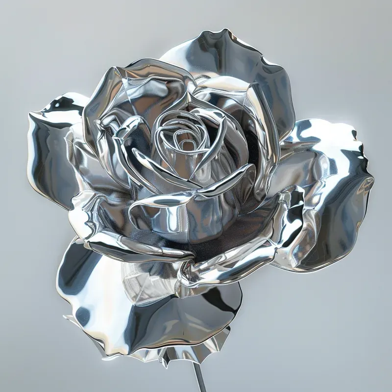 Chrome 3D Render Objects Midjourney Prompt | PromptBase