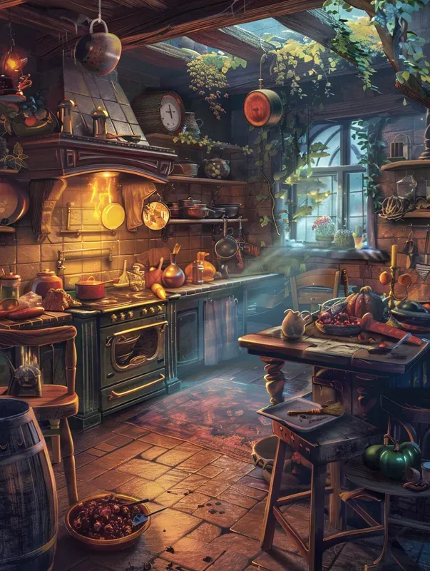 Hidden Object Game Background Art Midjourney Prompt | PromptBase