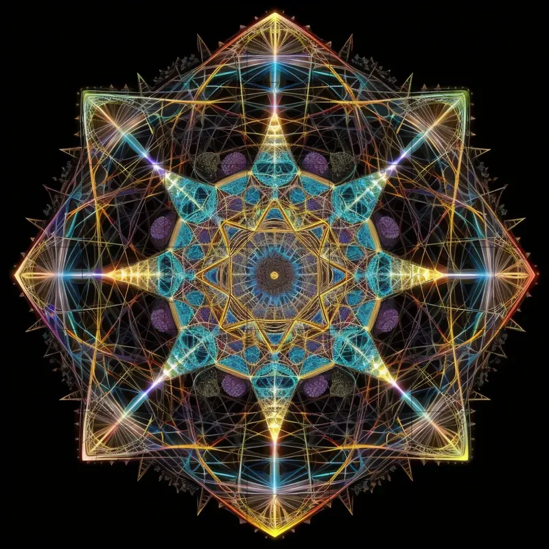 Sacred Geometry Drawings Midjourney Prompt | PromptBase