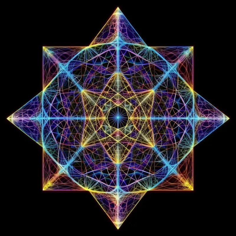 Sacred Geometry Drawings Midjourney Prompt | PromptBase