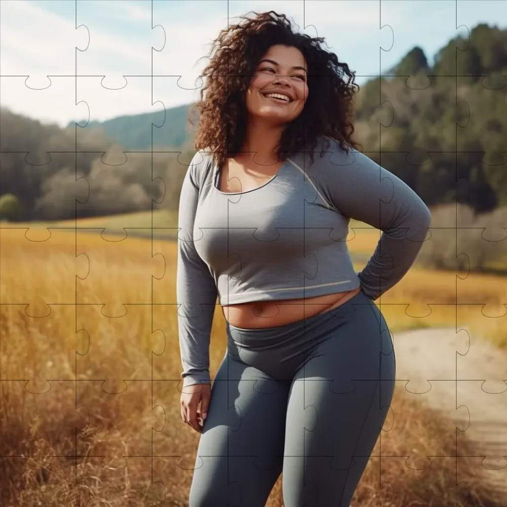 Plus Size Fitness Models Midjourney Prompt | PromptBase