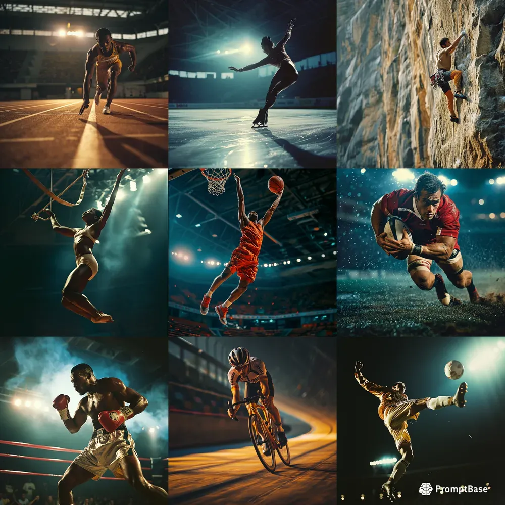 Iconic Sports Shots Midjourney Prompt | PromptBase