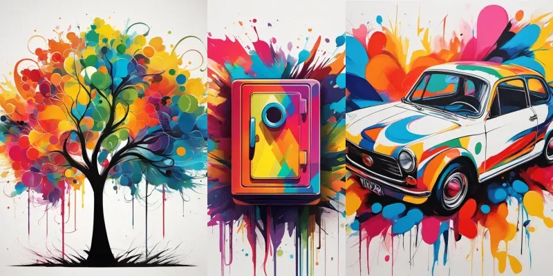 Colorful Icons Stable Diffusion Prompt | PromptBase