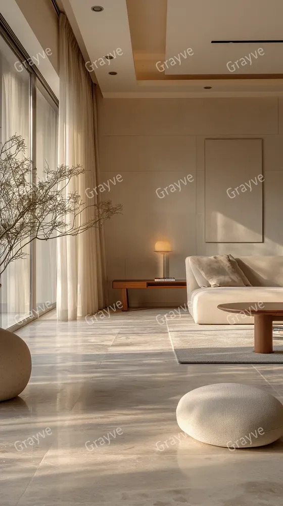 Realism Living Room Interiors Midjourney Prompt | PromptBase