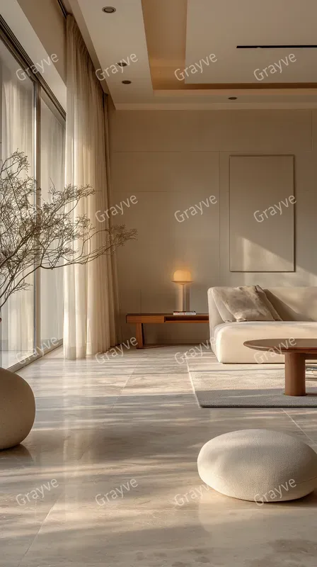 Realism Living Room Interiors Midjourney Prompt | PromptBase