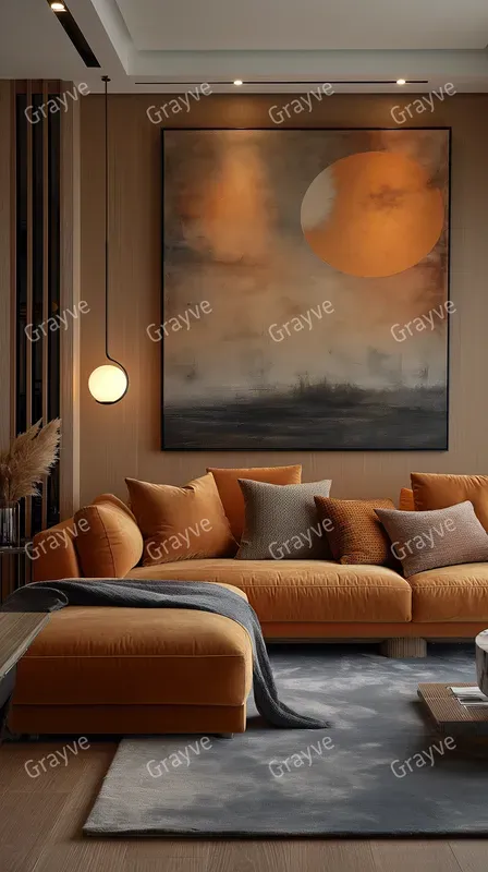 Realism Living Room Interiors Midjourney Prompt | PromptBase