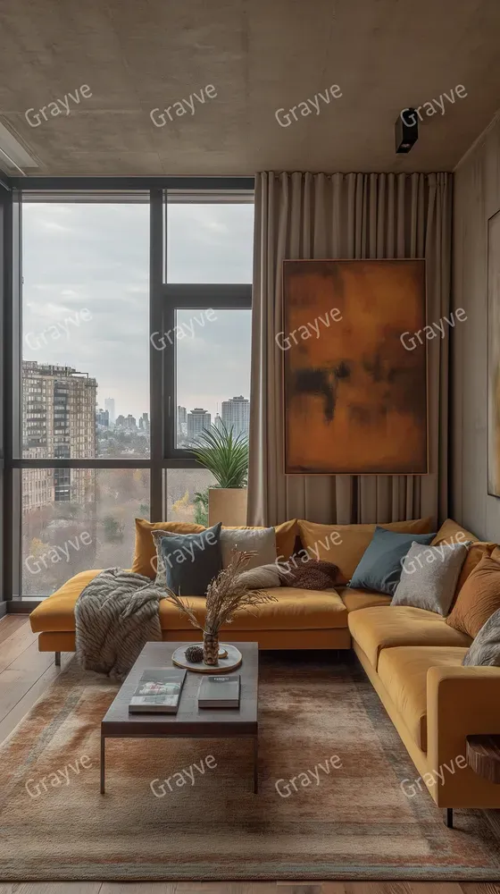 Realism Living Room Interiors Midjourney Prompt | PromptBase