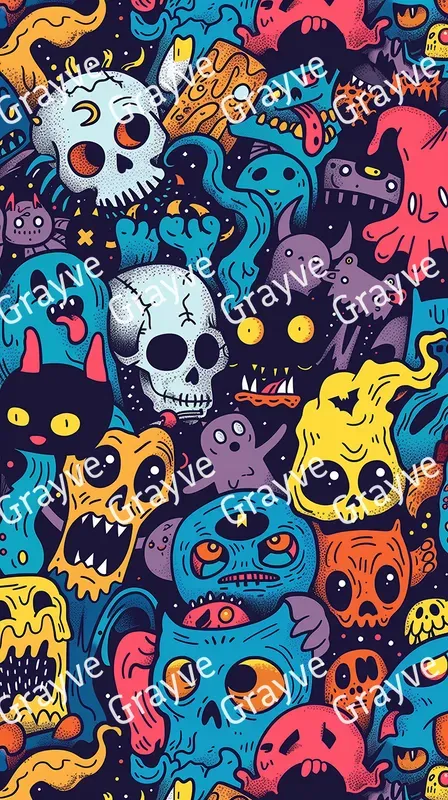 Dynamic Pattern Illustrations Midjourney Prompt | PromptBase