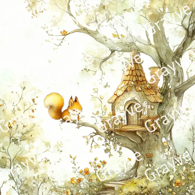 Whimsical Watercolor Tales Midjourney Prompt | PromptBase