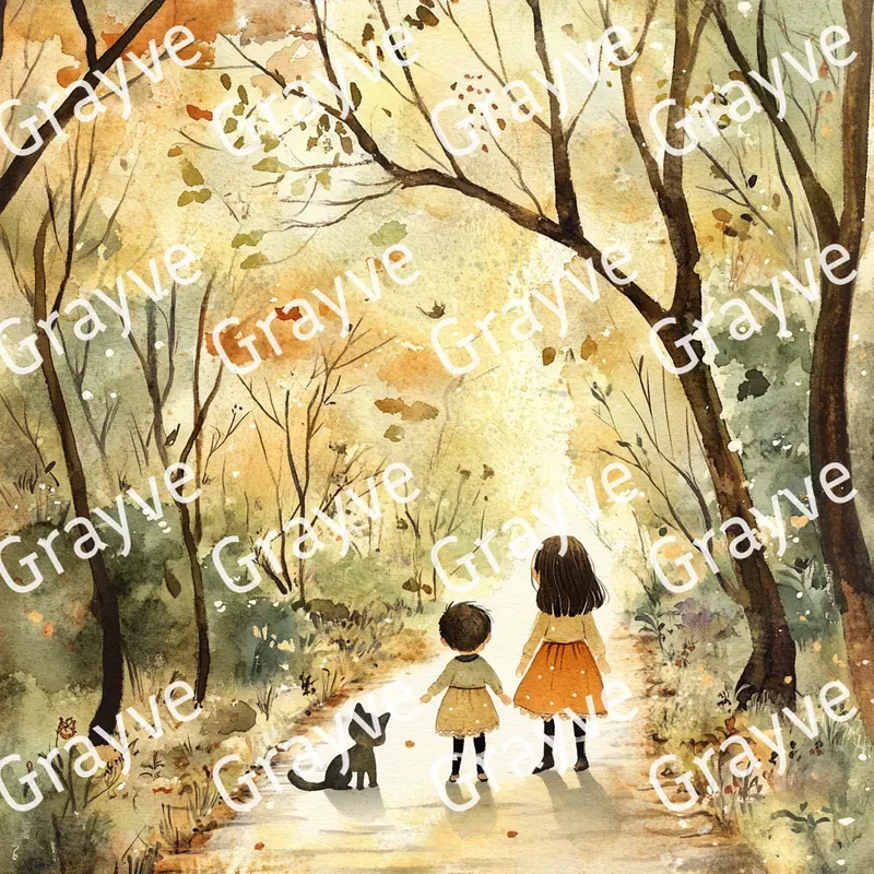 Whimsical Watercolor Tales Midjourney Prompt | PromptBase