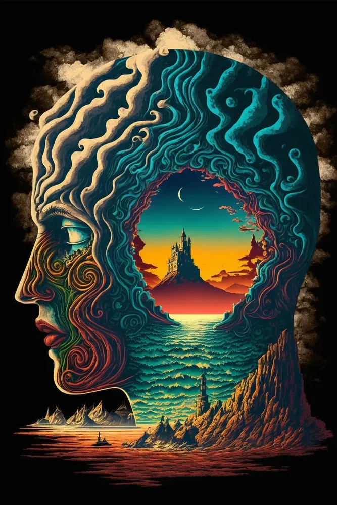 Dali Optical Illusions Midjourney Prompt | PromptBase