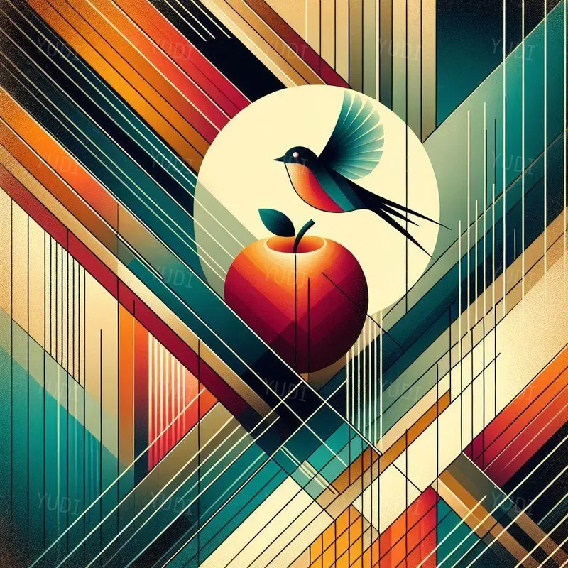 Art Geometric Fusion Minimalls DALL·E Prompt | PromptBase