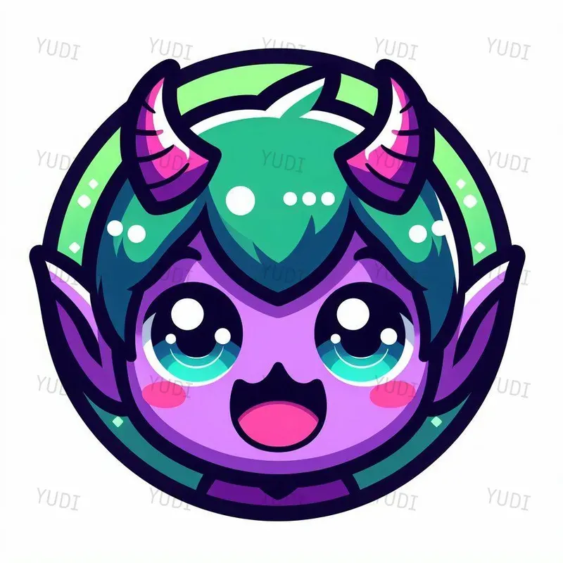 Kawaii Cute Thick Logos DALL·E Prompt | PromptBase