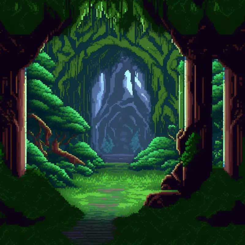 Pixel RPG Background Environments Midjourney Prompt | PromptBase