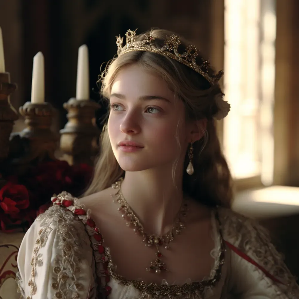 Beautiful Renaissance Queen Portraits Midjourney Prompt | PromptBase