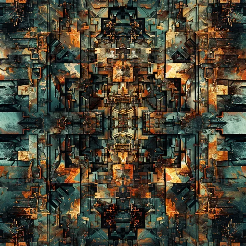 Art Of Algorithms Infinite Patterns Midjourney Prompt | PromptBase