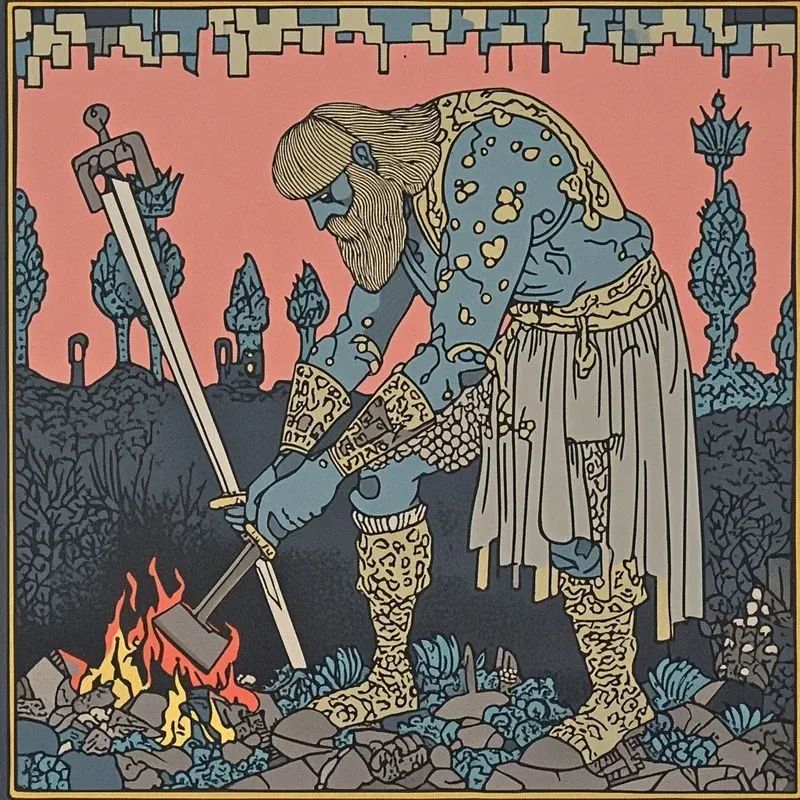 Medieval Illustrations Midjourney Prompt | PromptBase