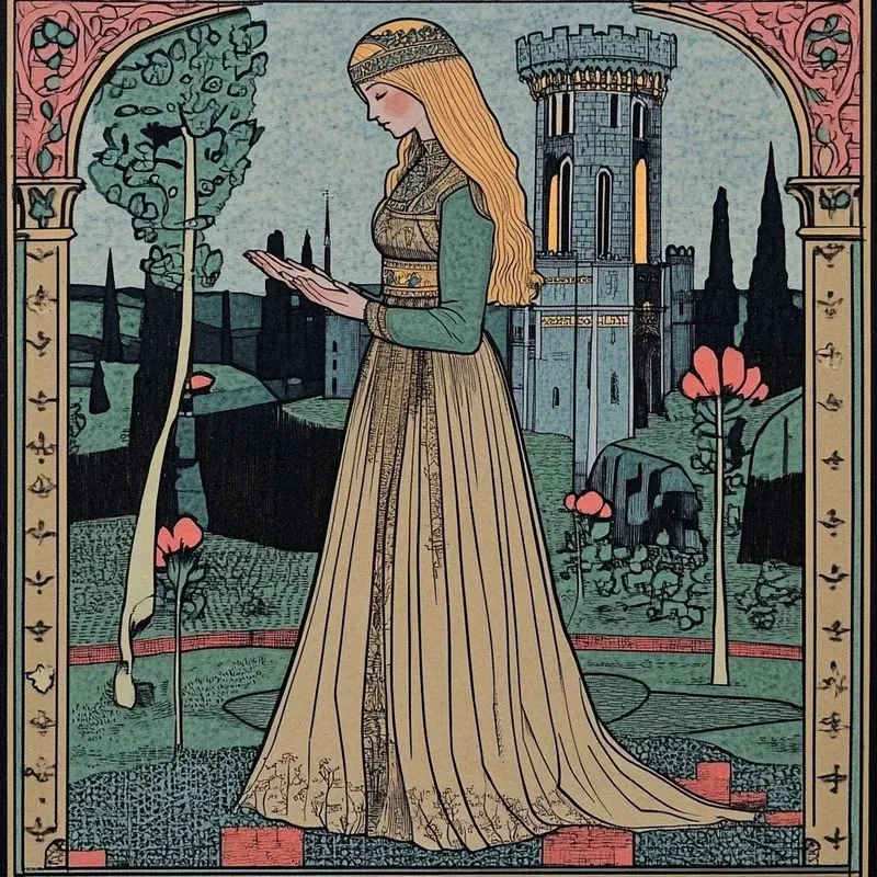 Medieval Illustrations Midjourney Prompt | PromptBase