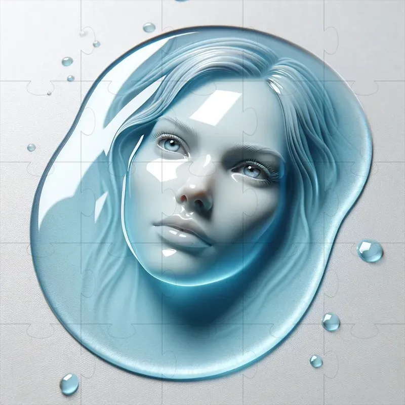 Liquid Puddle Shapes DALL·E Prompt | PromptBase
