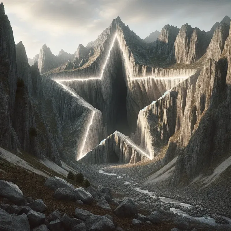 Shapespecific Cave Designs DALL·E Prompt | PromptBase