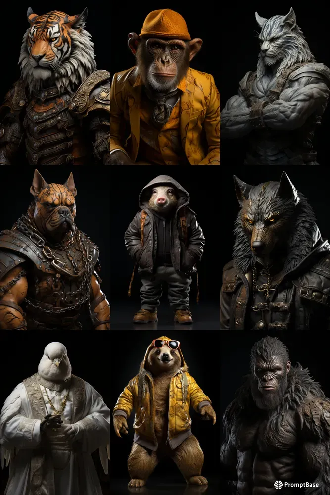 HD Realistic Humanoids Midjourney Prompt | PromptBase