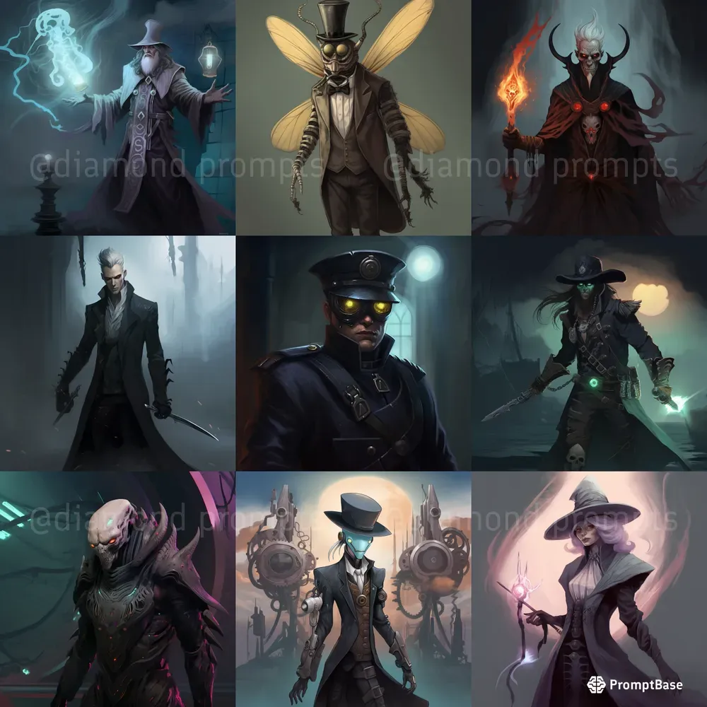 30 Character Creation Generators Midjourney Prompt | PromptBase