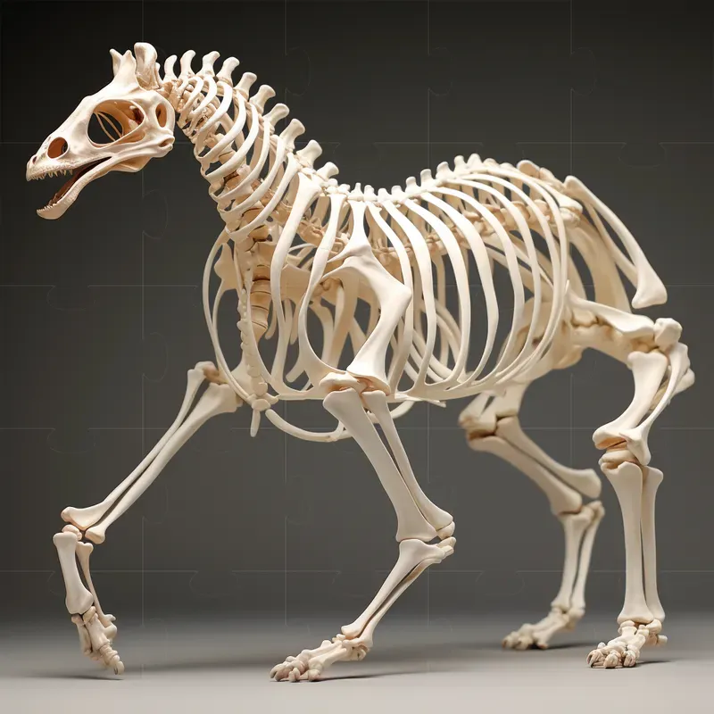 3D Models Of Animal Skeletons Midjourney Prompt | PromptBase