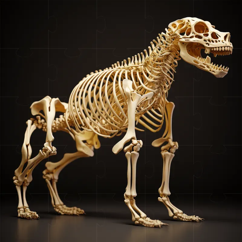 3D Models Of Animal Skeletons Midjourney Prompt | PromptBase