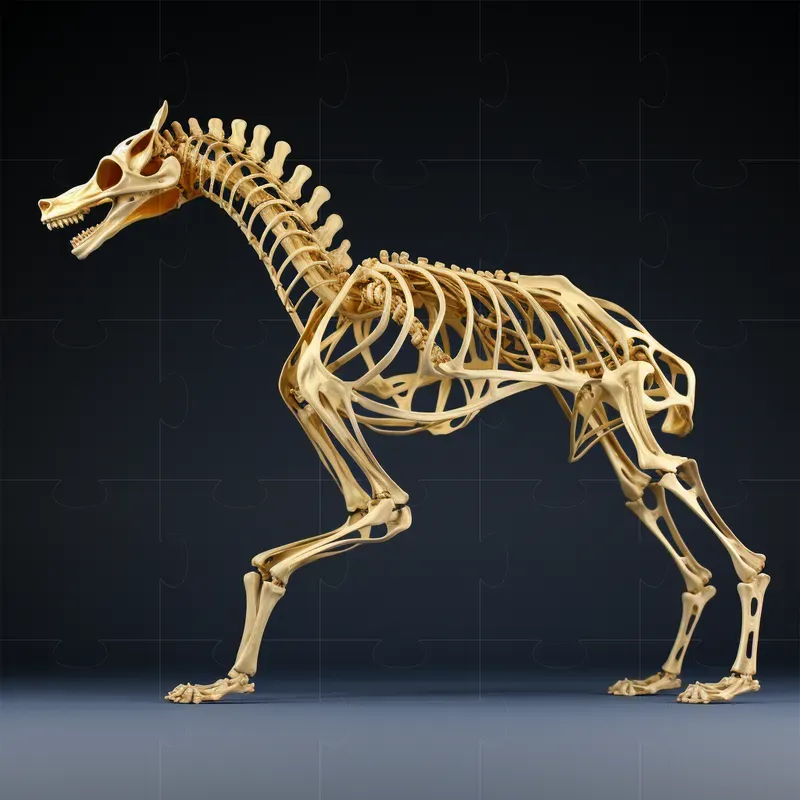 3D Models Of Animal Skeletons Midjourney Prompt | PromptBase